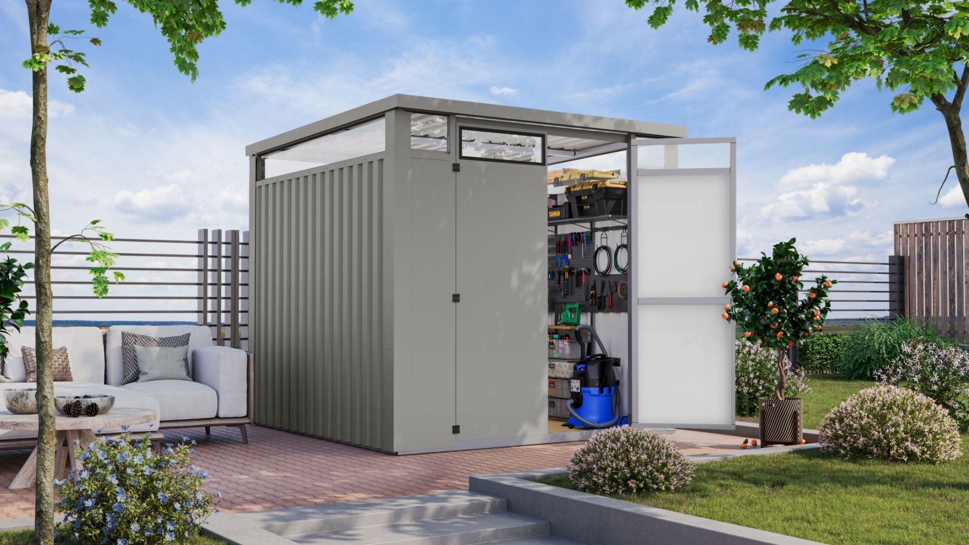 Metallgerätehaus bei Karibu im Onlineshop entdecken!