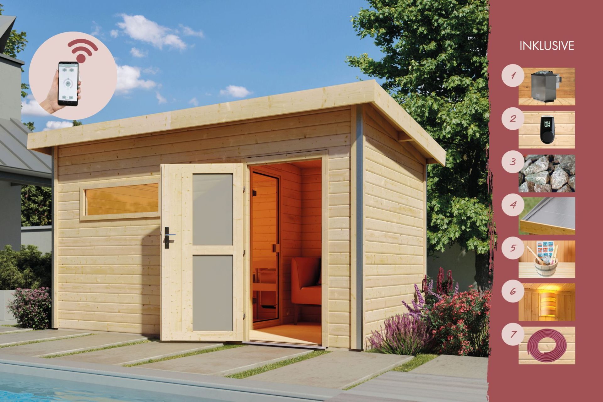 Sauna bei Karibu im Onlineshop entdecken!