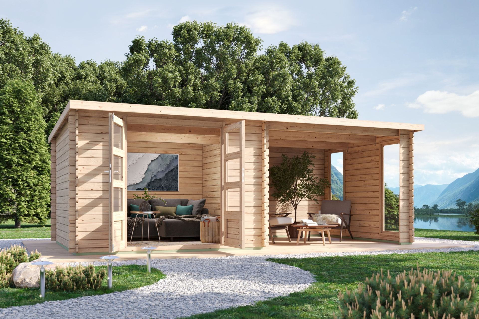 Spannende Gartenhaus Mit Aufbau Fotos