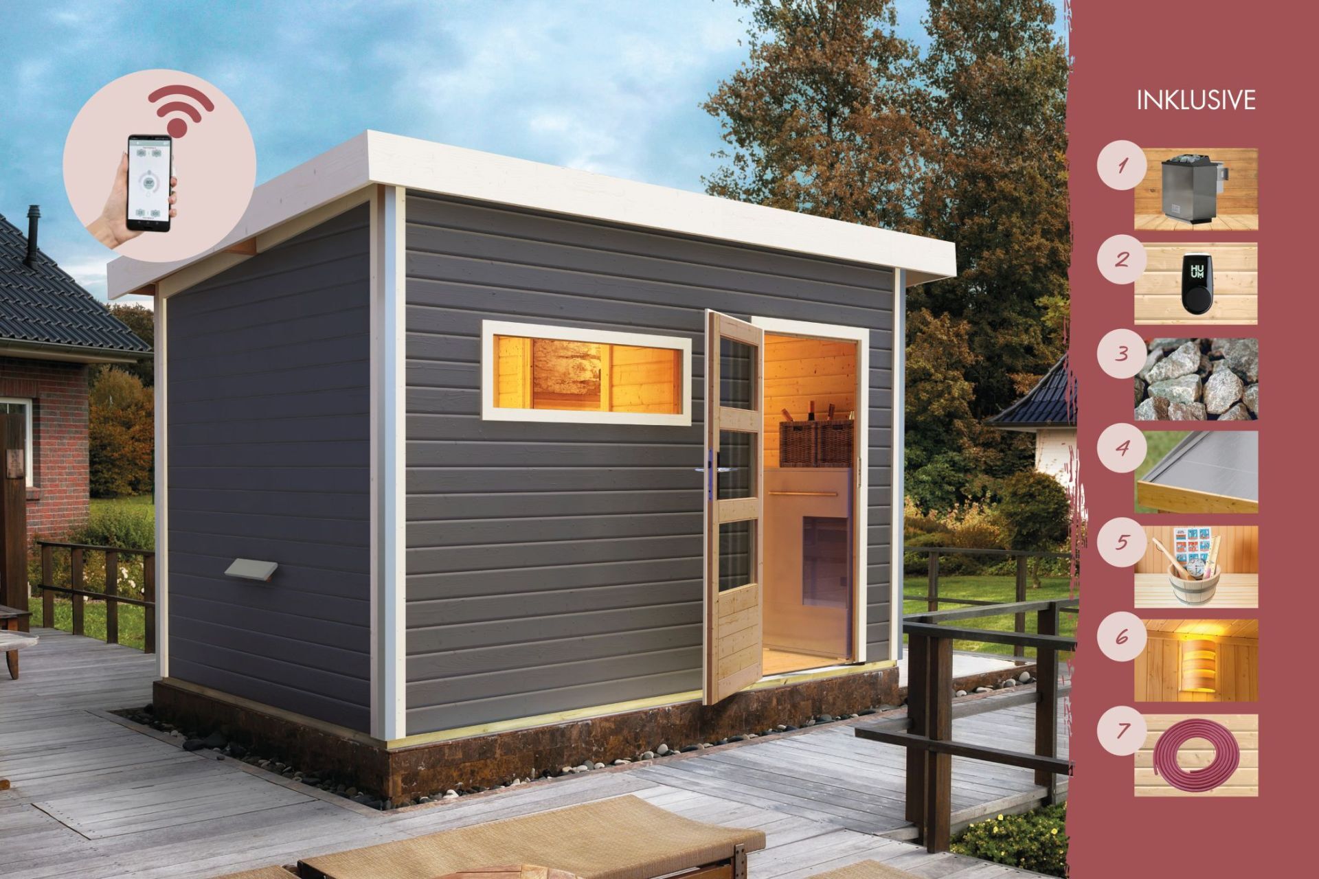 Sauna bei Karibu im Onlineshop entdecken!