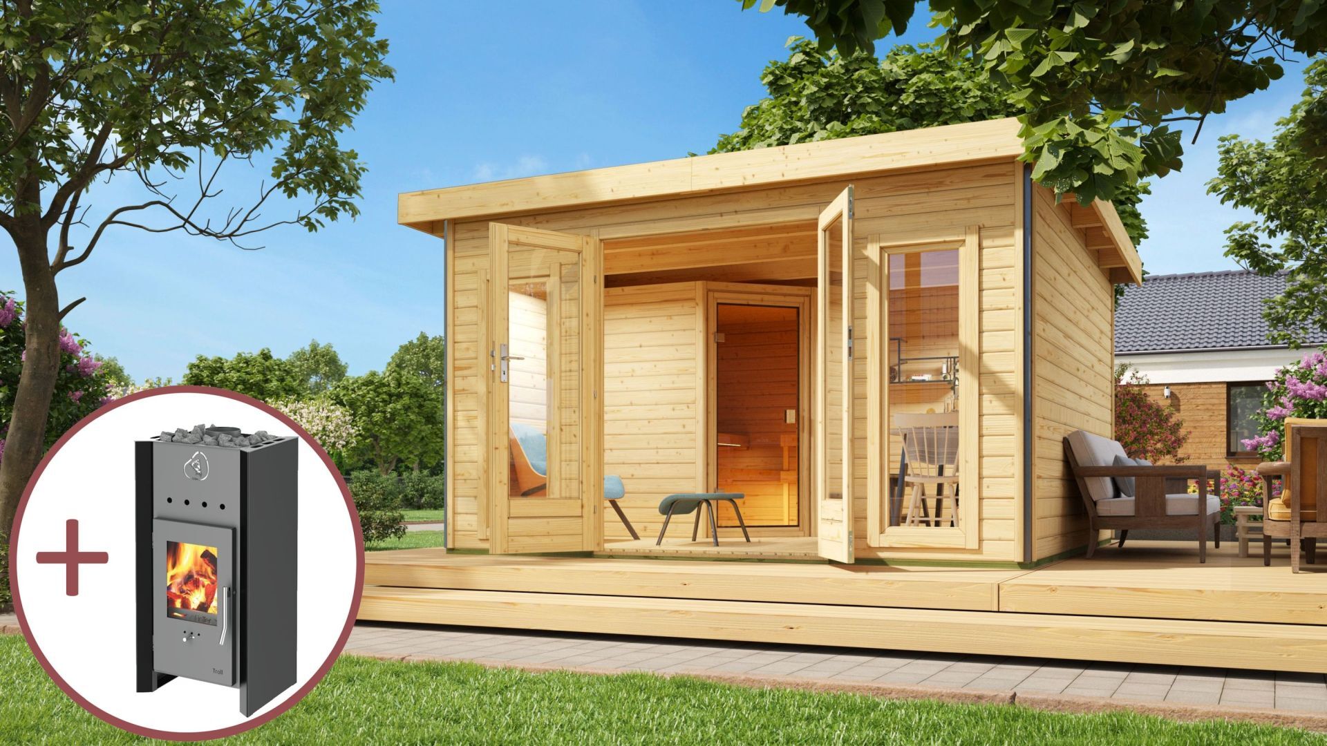 Sauna bei Karibu im Onlineshop entdecken!